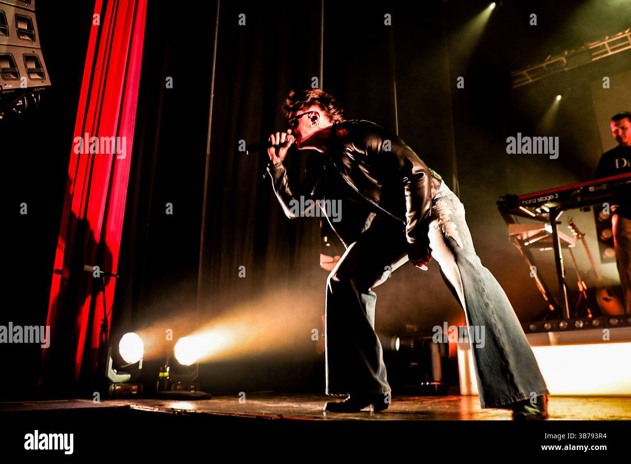 The italian singer OLLY during the concert in Turin during the Music ...