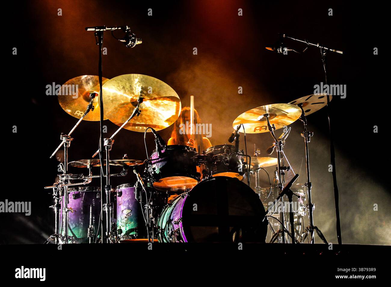 The italian singer OLLY during the concert in Turin during the Music ...