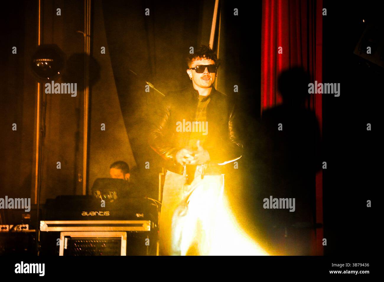 The italian singer OLLY during the concert in Turin during the Music ...