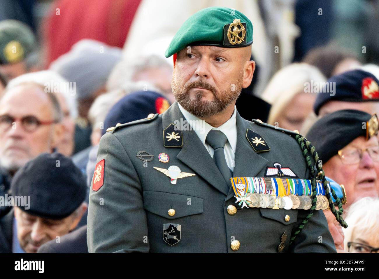 Amsterdam, Netherlands. 04th May, 2025. Marco Kroon during National Remembrance Day and wreath ...