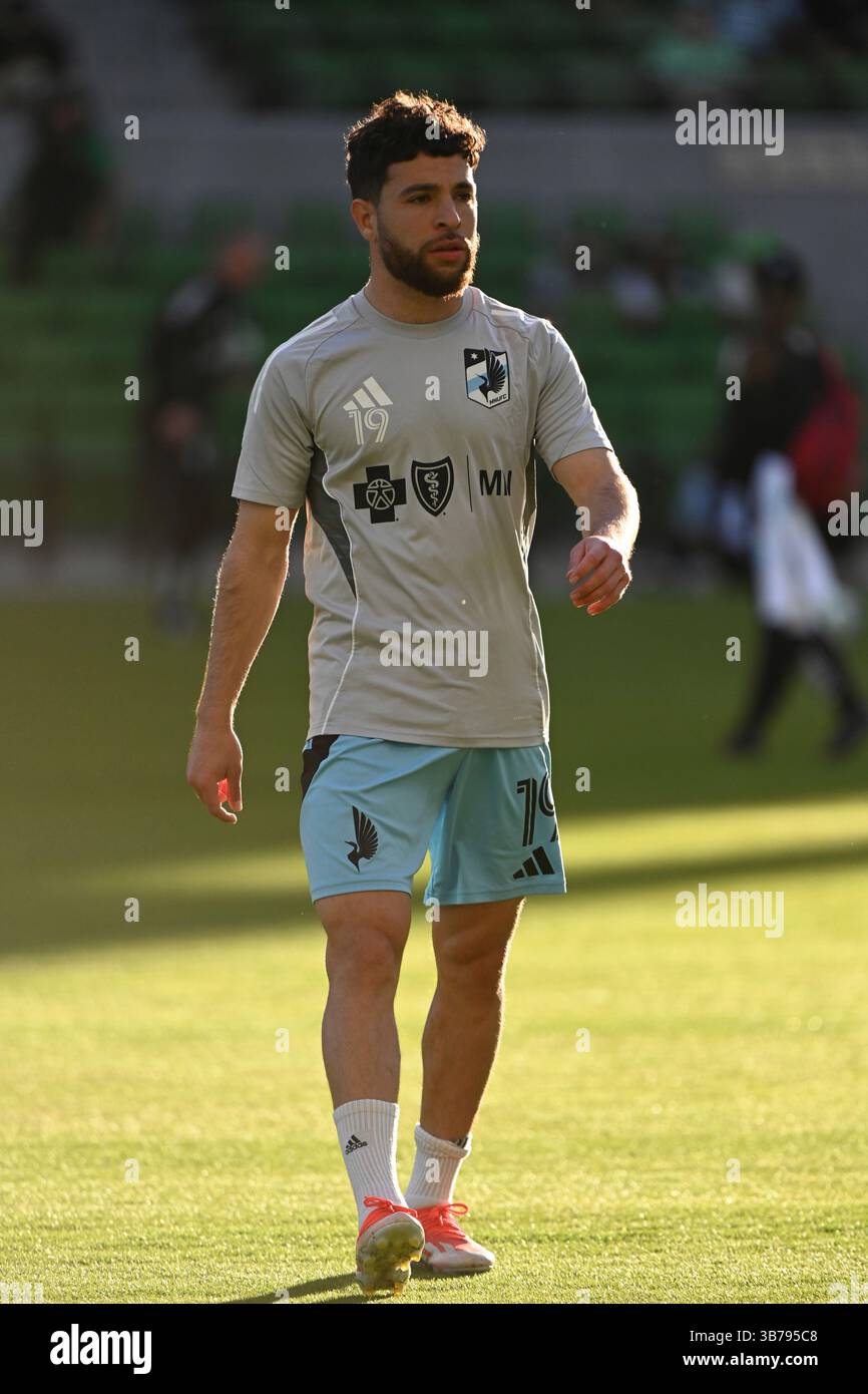 AUSTIN, TX - May 03: Minnesota United FC midfielder Samuel Shashoua ...
