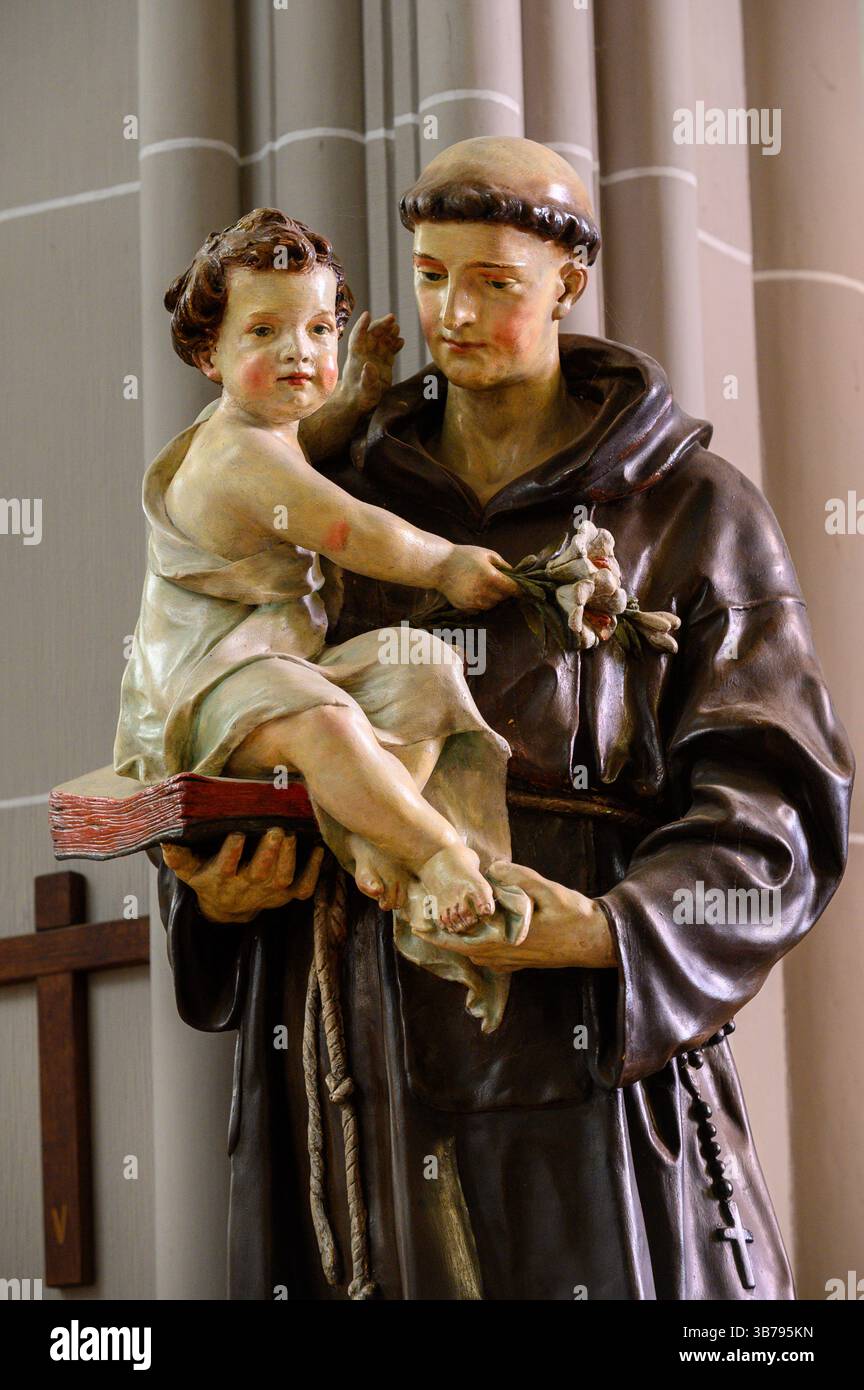 Saint Anthony of Padua with the Infant Jesus. The Cathedral of St Elizabeth (Dóm svätej Alžbety ...