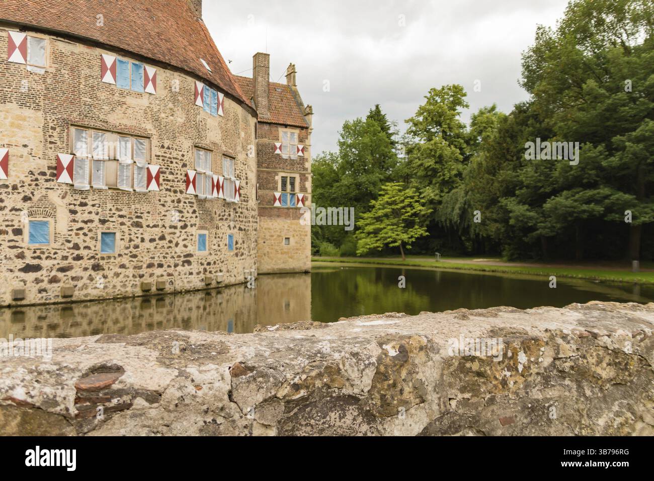 The well-preserved Vischering Castle is the ancestral seat of the ...