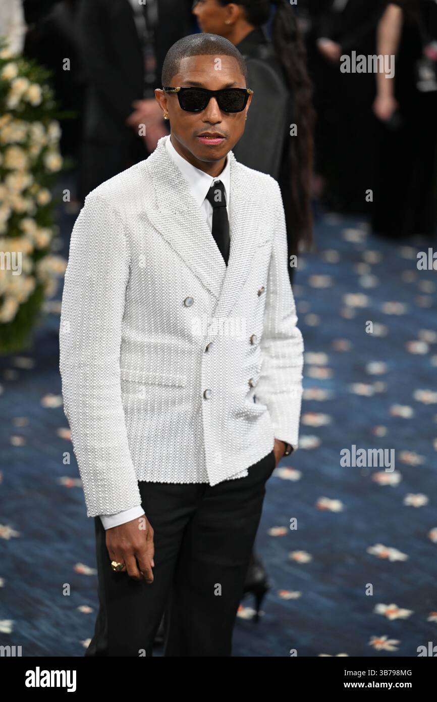 Pharrell Williams attending the Metropolitan Museum of Art Costume ...