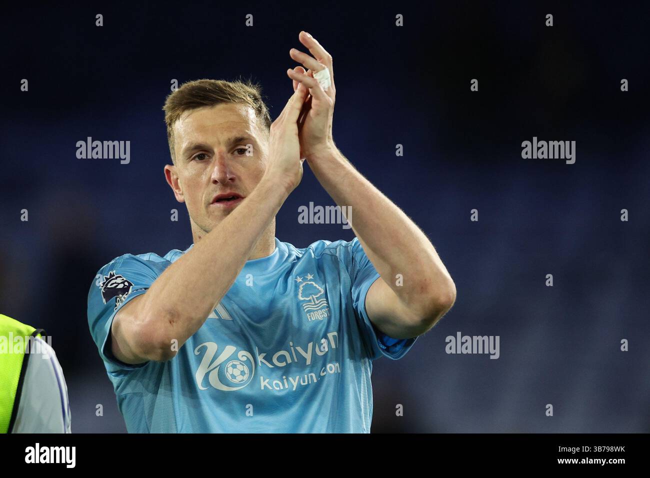 LONDON, UK - 5th May 2025: Chris Wood of Nottingham Forest applauds the ...