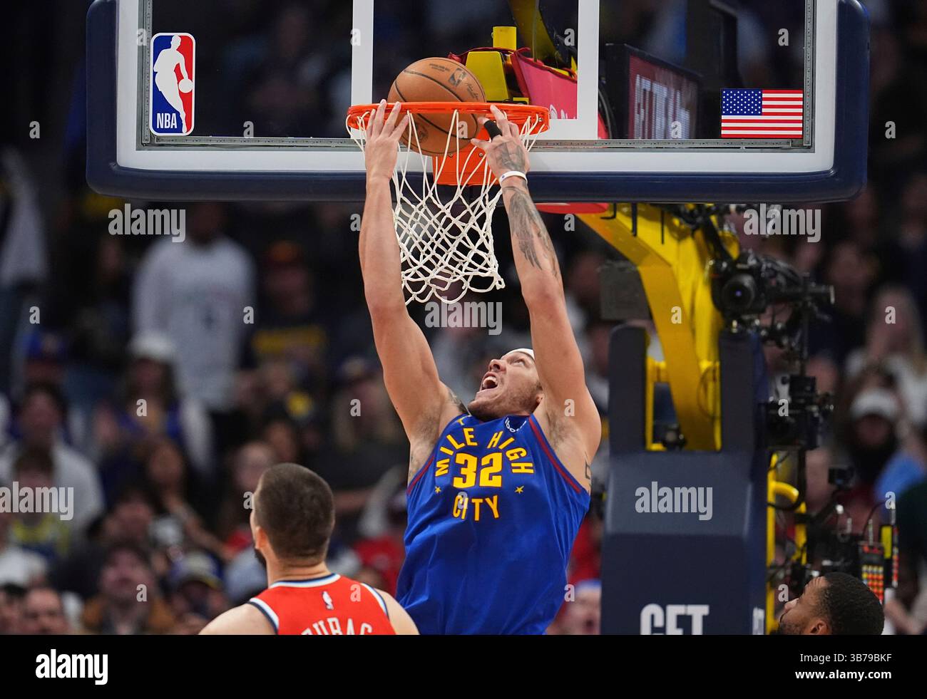 Denver Nuggets forward Aaron Gordon (32) in the second half of Game 7 ...