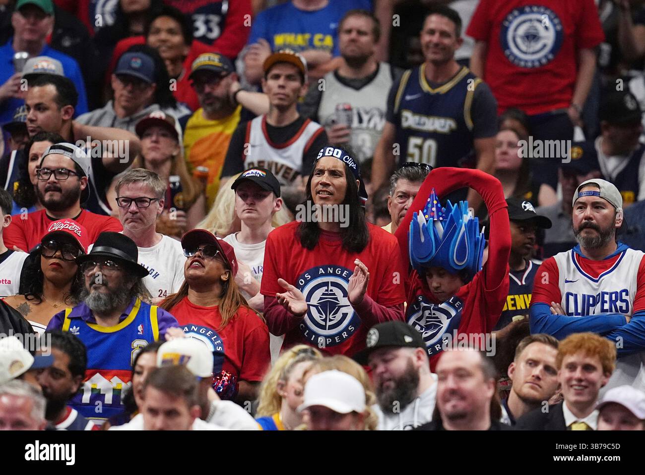 Los Angeles Clippers fans in the second half of Game 7 of an NBA ...