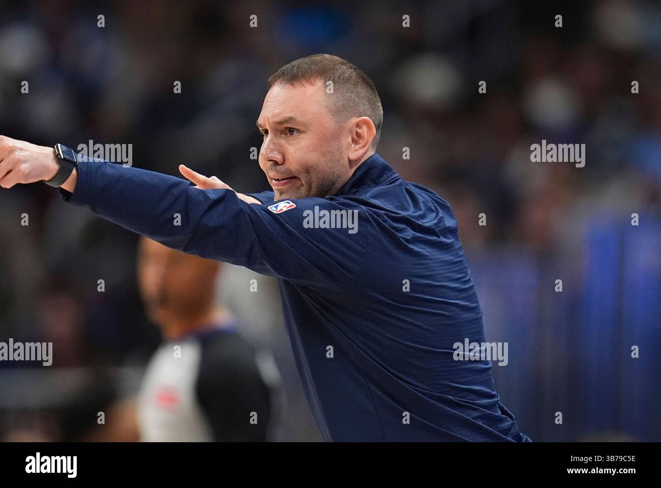 Denver Nuggets head coach David Adelman () in the second half of Game 7 ...