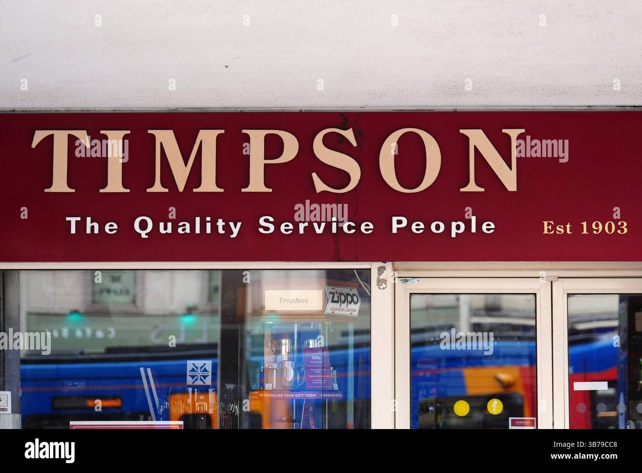 Timpson logo hi-res stock photography and images - Alamy