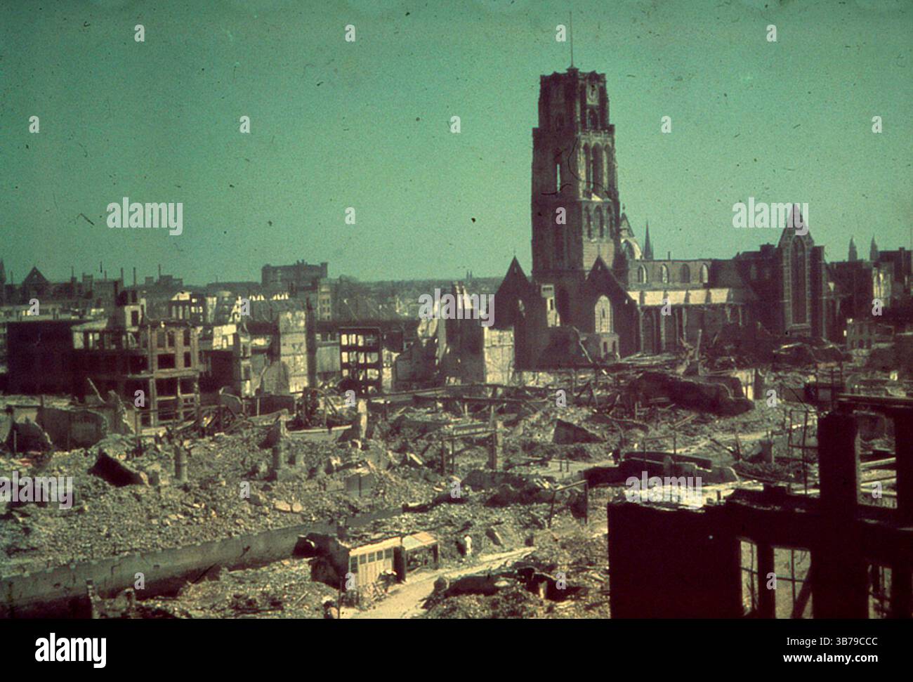 n 1940, Rotterdam was subjected to heavy aerial bombardment by the ...