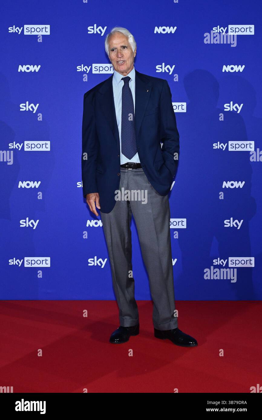 Giovanni Malago attend the photocall “Il Tennis e l'Estate di SKY SPORT ...