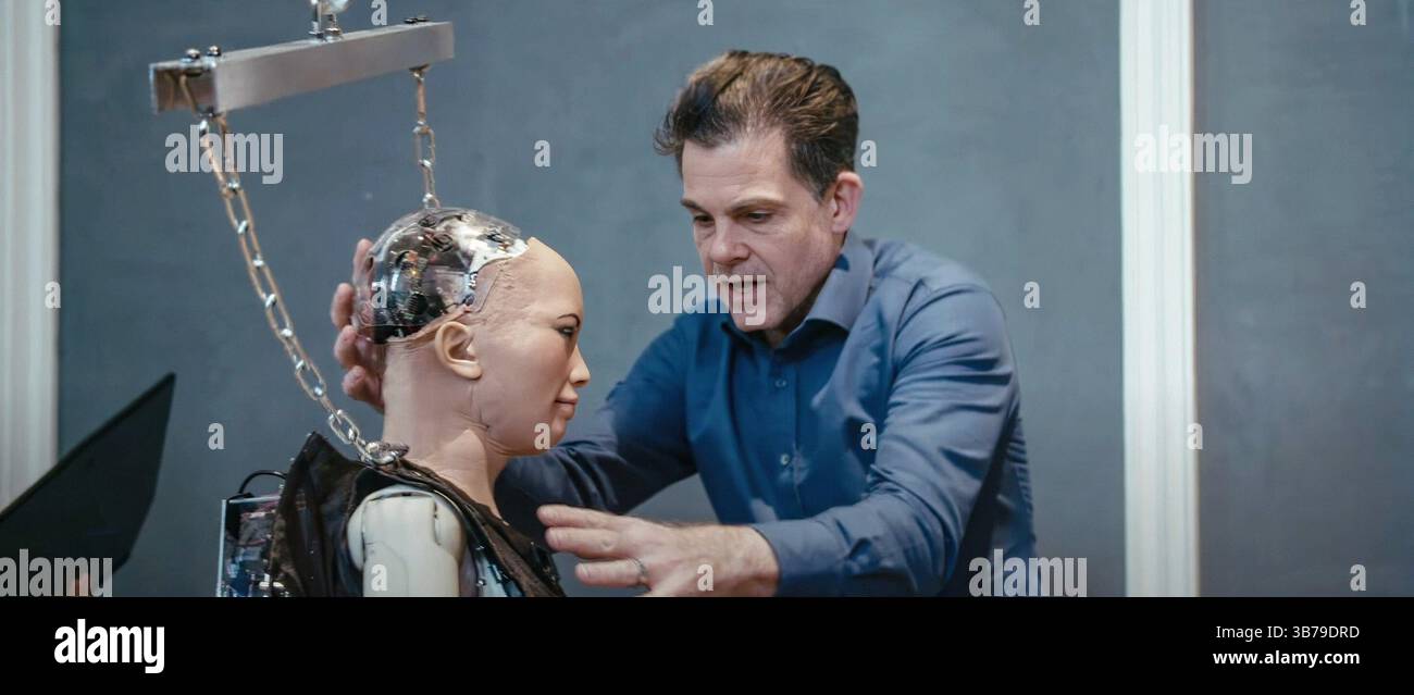 MY ROBOT SOPHIA, from left: Sophia the Robot, David Hanson, 2022 ...