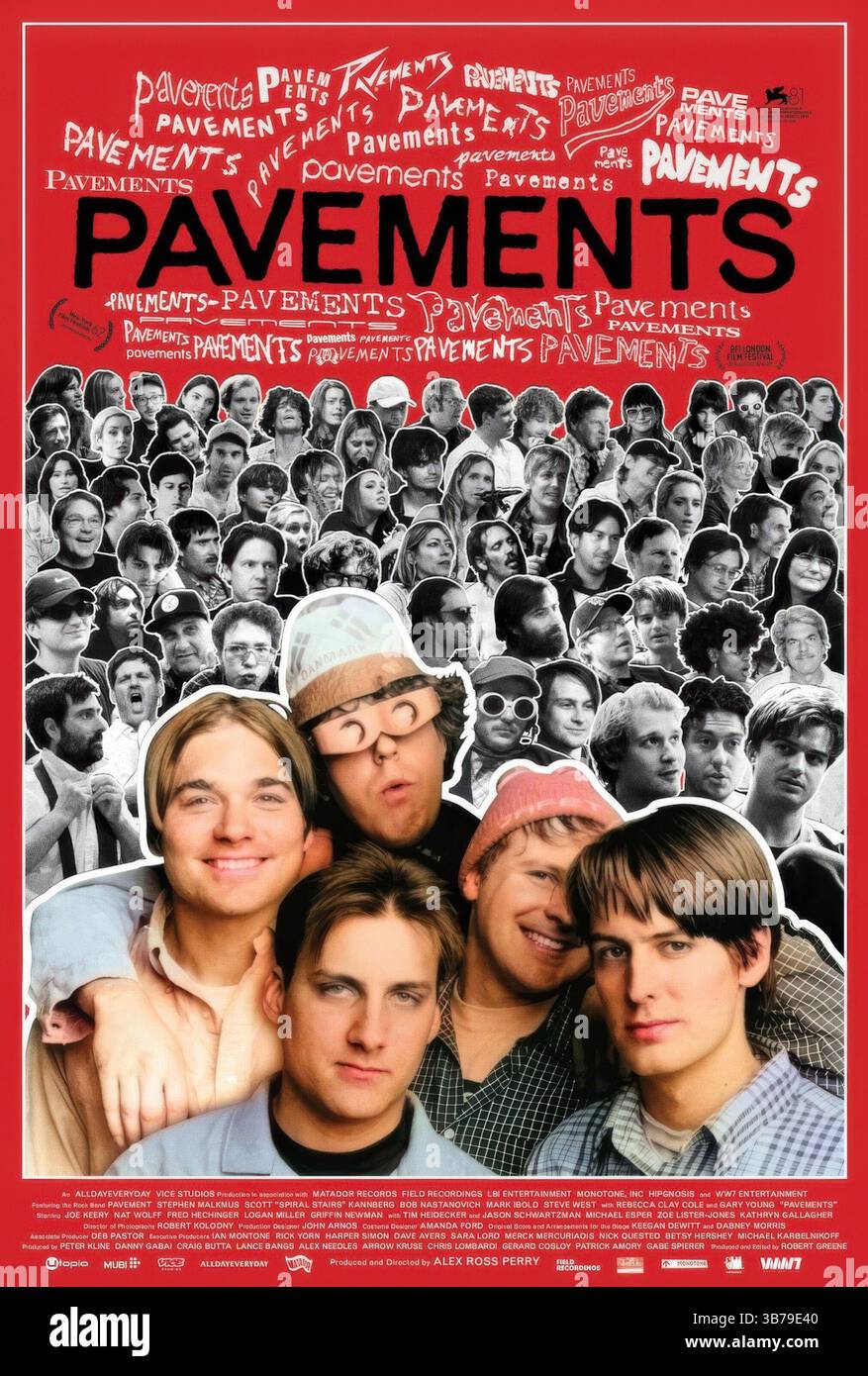 PAVEMENTS, poster, Pavement, from left: Mark Ibold, Scott Kannberg ...