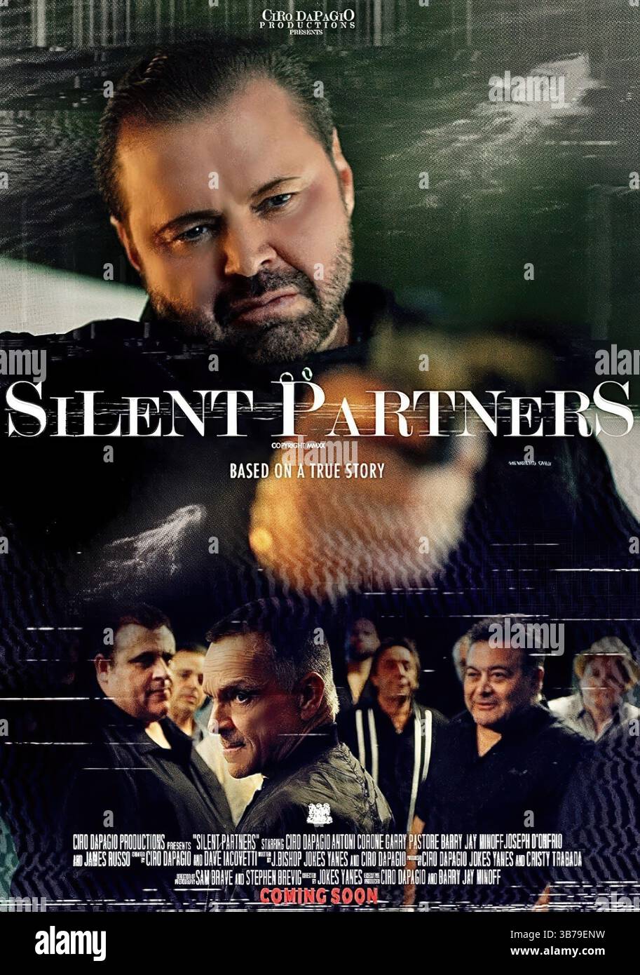 SILENT PARTNERS, poster, top: Ciro Dapagio; bottom, foreground from ...