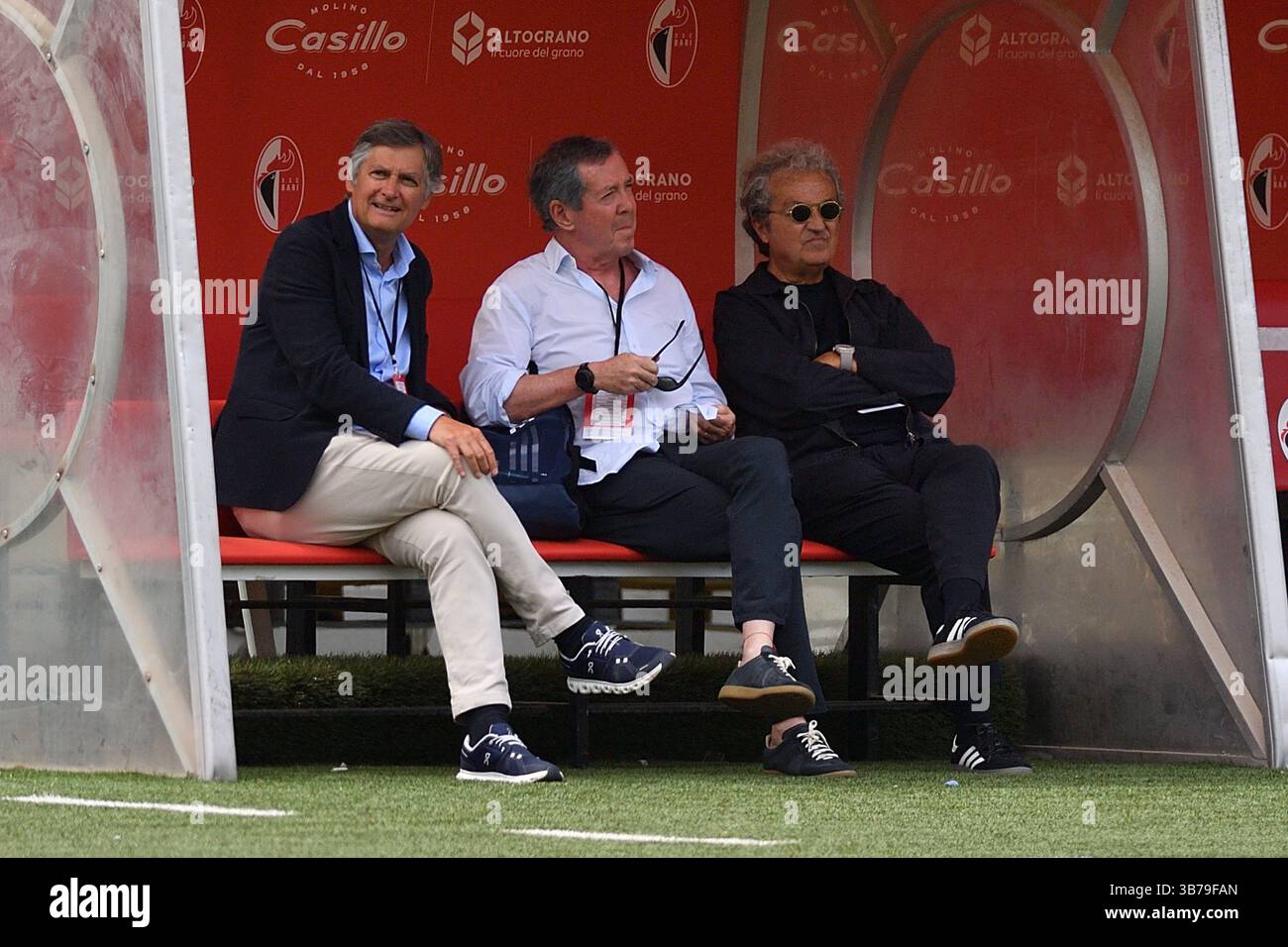 Bari, Italy. 06th May, 2025. Marco Lippi, Alexander Knaster, Giuseppe ...