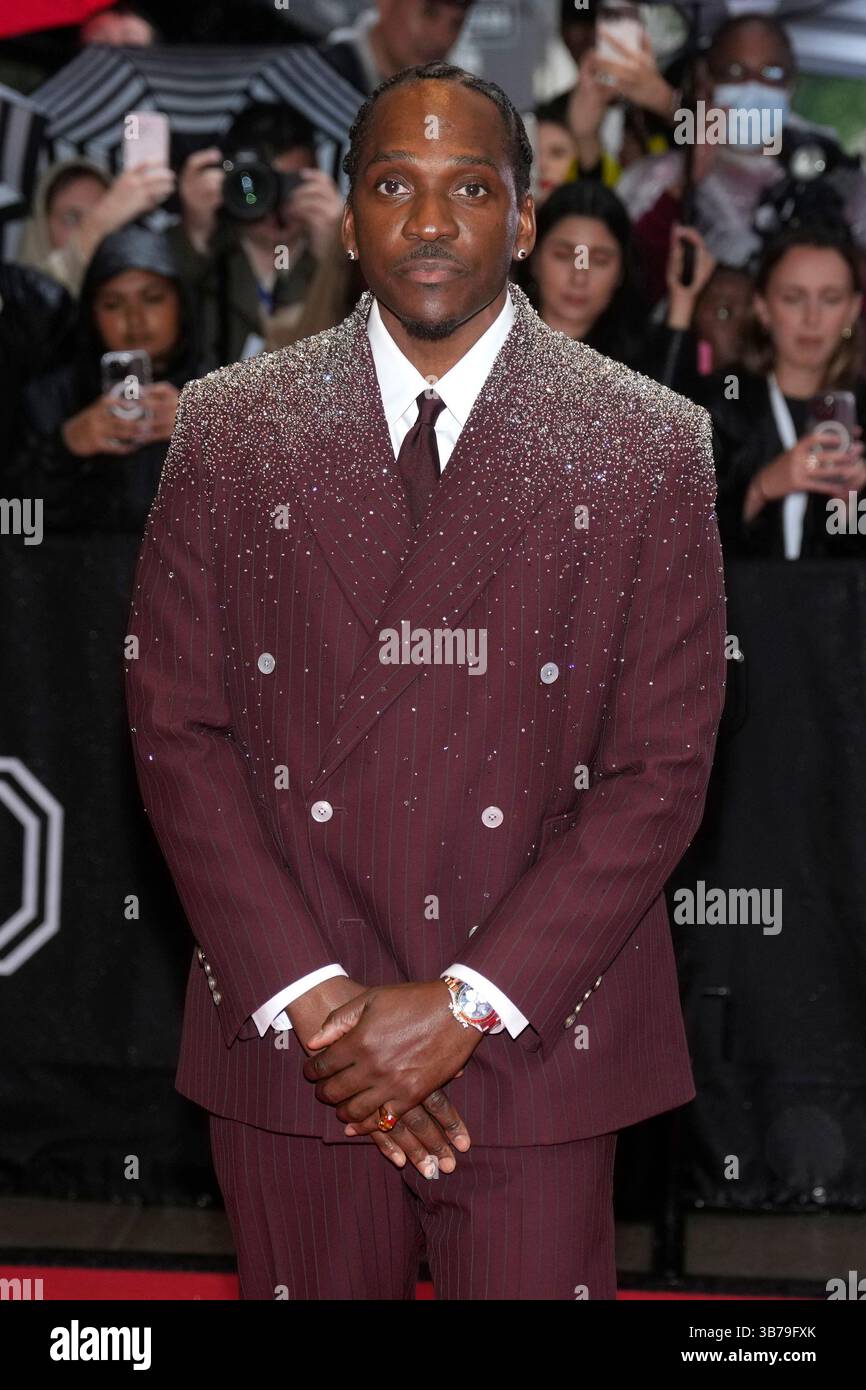 Pusha T departs The Mark Hotel prior to attending The Metropolitan ...