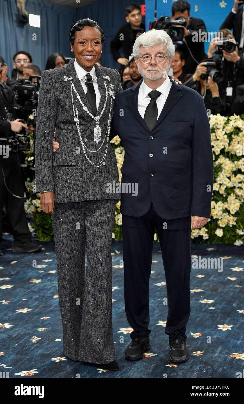 Mellody Lucas, left, and George Lucas attend The Metropolitan Museum of ...