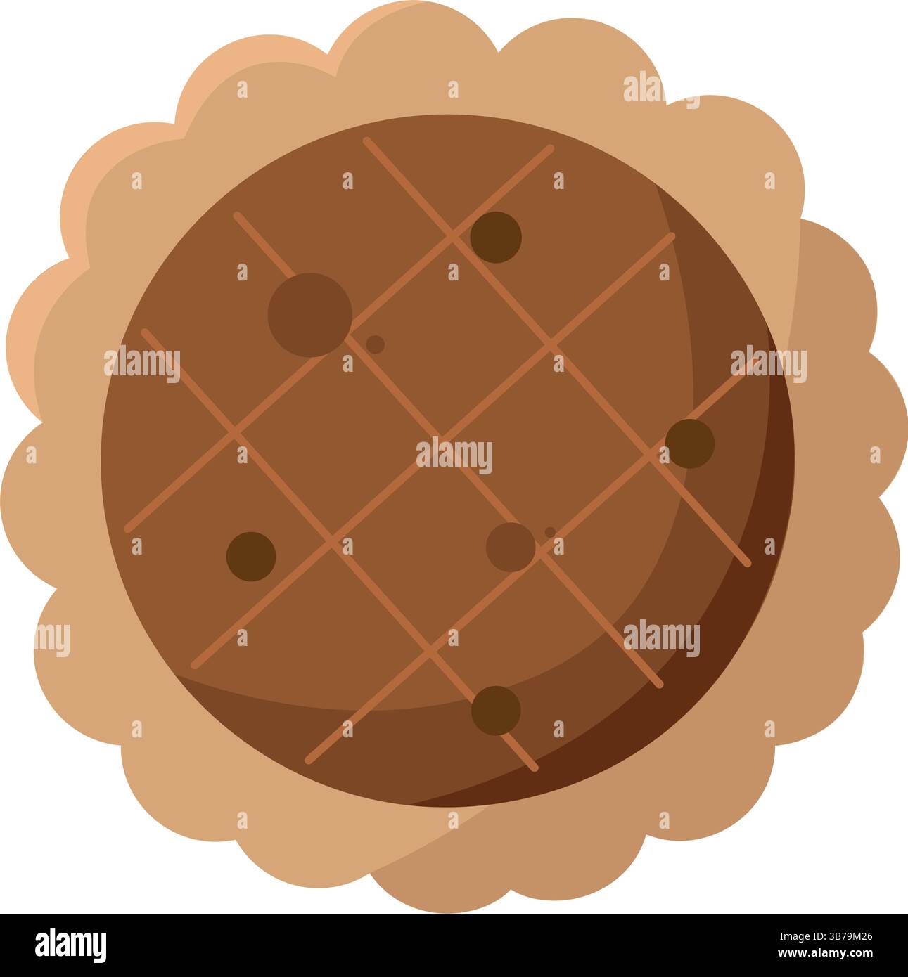Crumbly chocolate Stock Vector Images - Alamy
