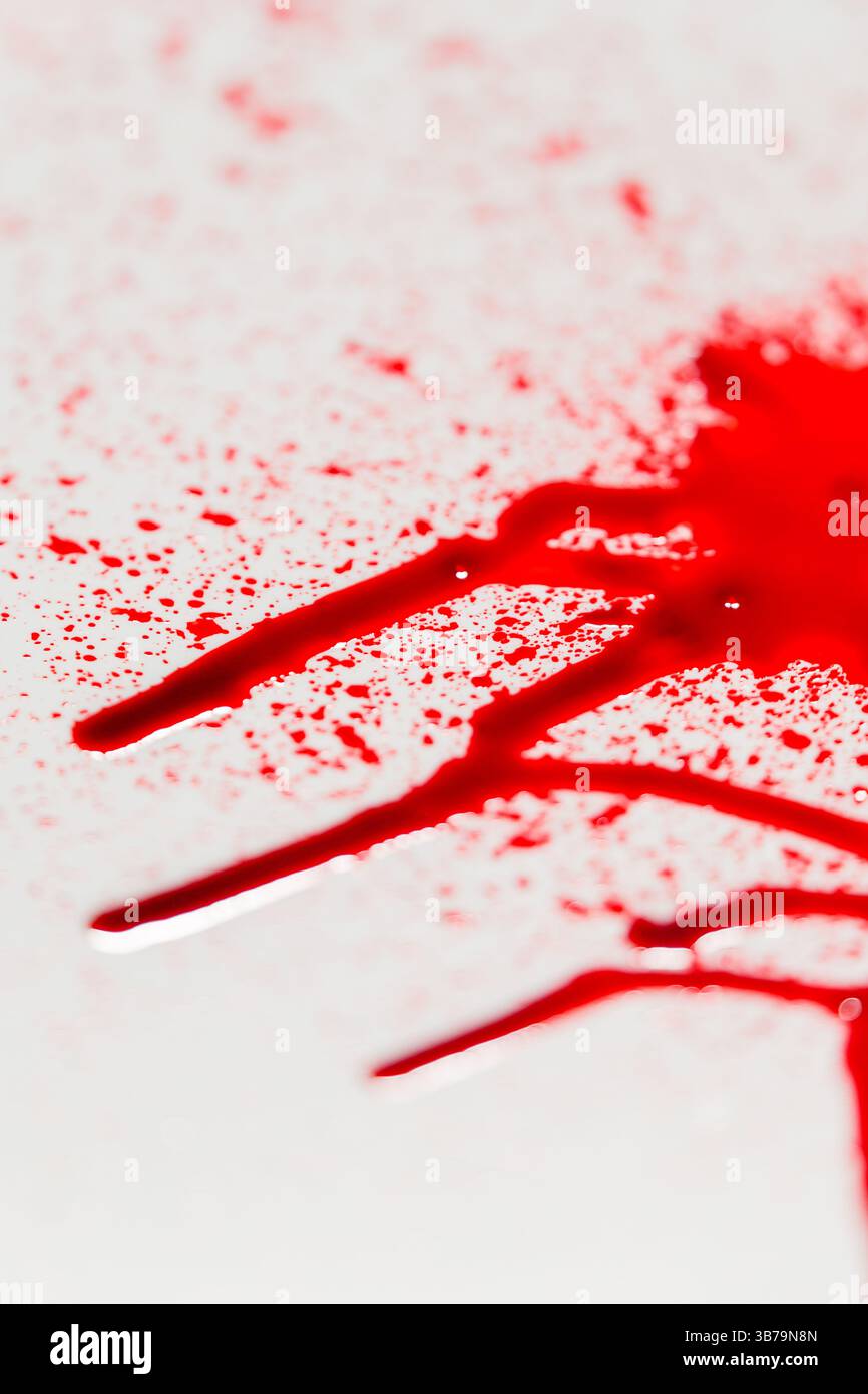 Drops blood bloody foam wallpaper hi-res stock photography and images ...