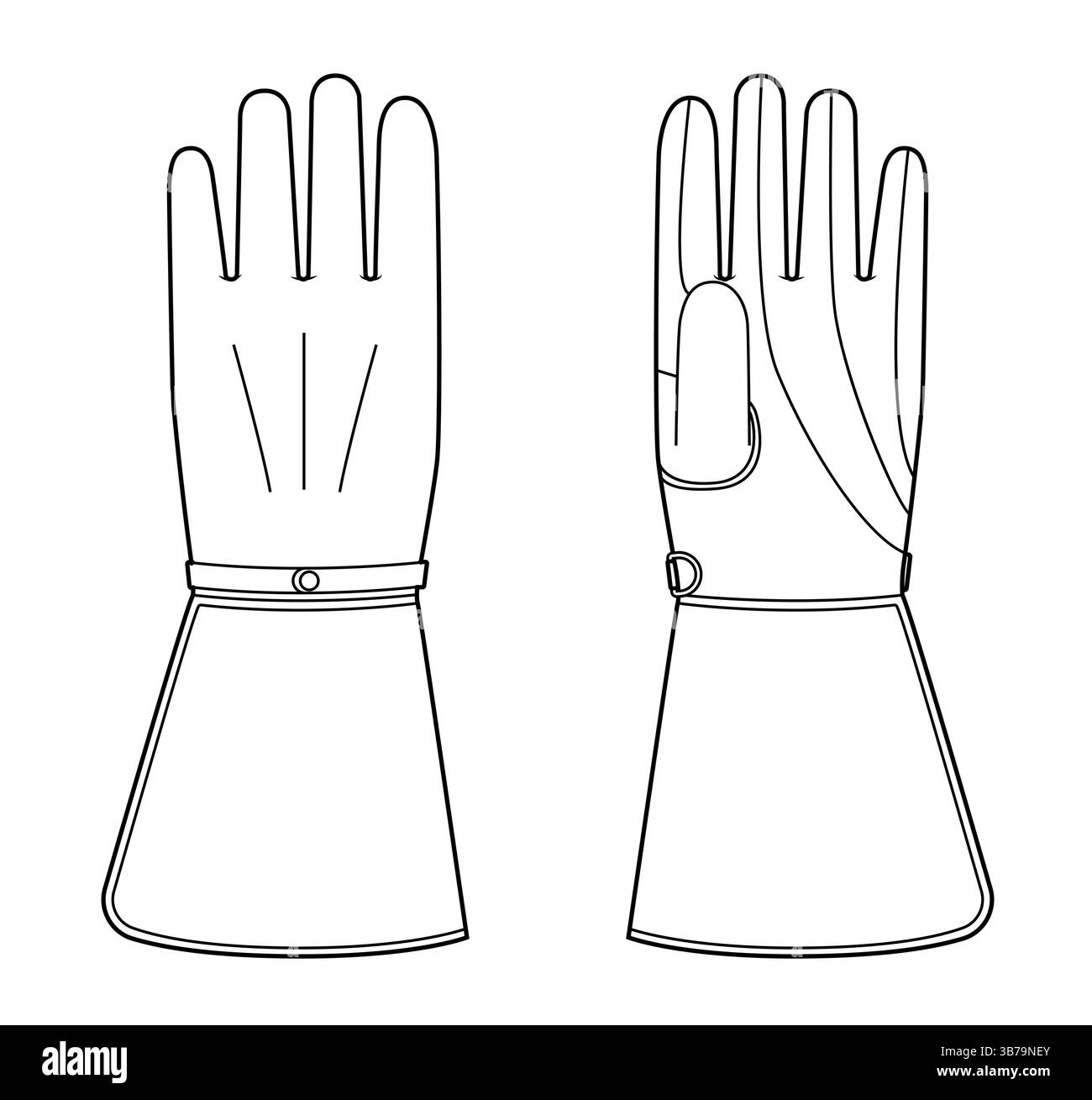 Gauntlets Gloves Abowe Wrist length Fashion hand accessory clothing ...