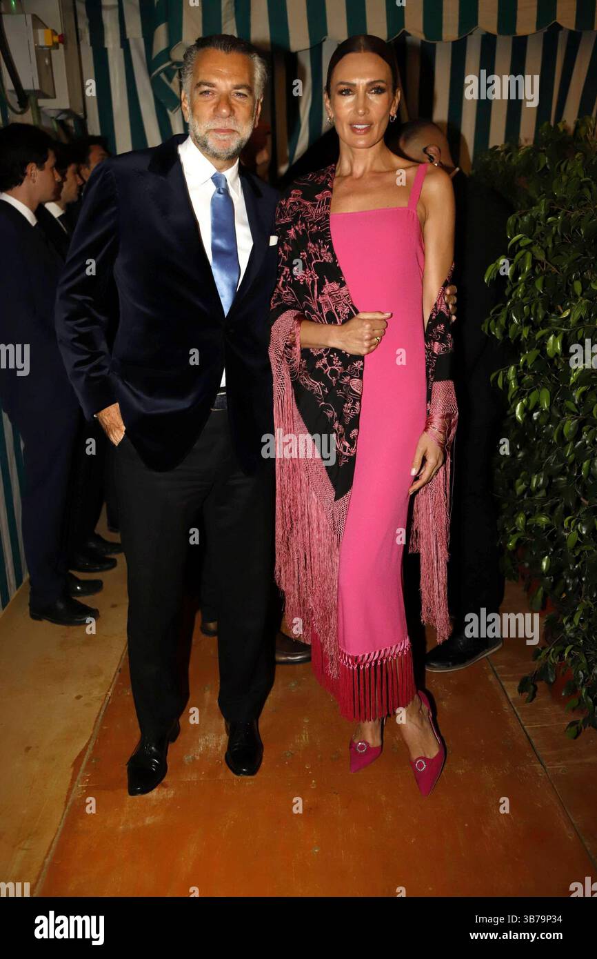 Sevilla, Spain. 05th May, 2025. Nieves Alvarez, Bill Saad at photocall ...