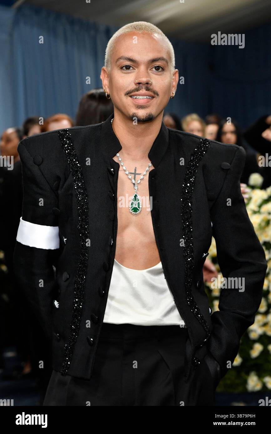 Evan Ross attends The Metropolitan Museum of Art's Costume Institute benefit gala celebrating ...