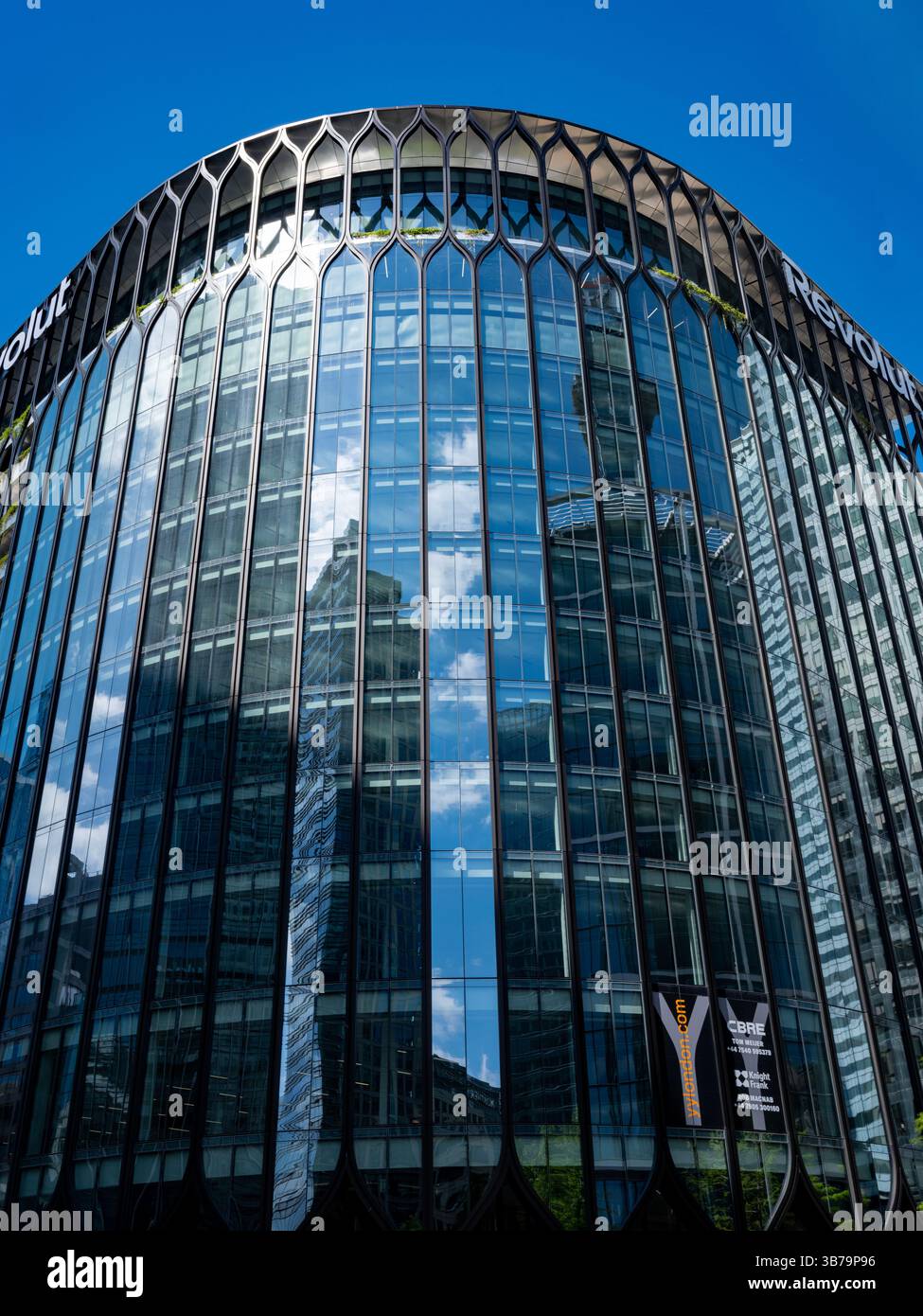 High-rise office buildings in Canary Wharf, London Stock Photo - Alamy