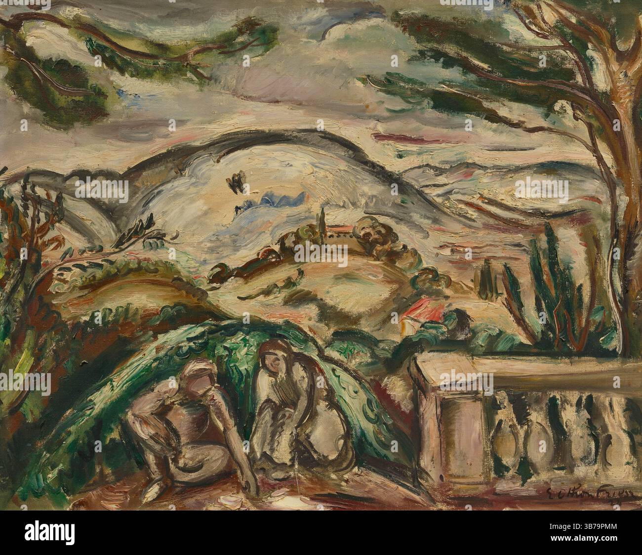 Conversation sous la colline. Museum: PRIVATE COLLECTION. Author ...