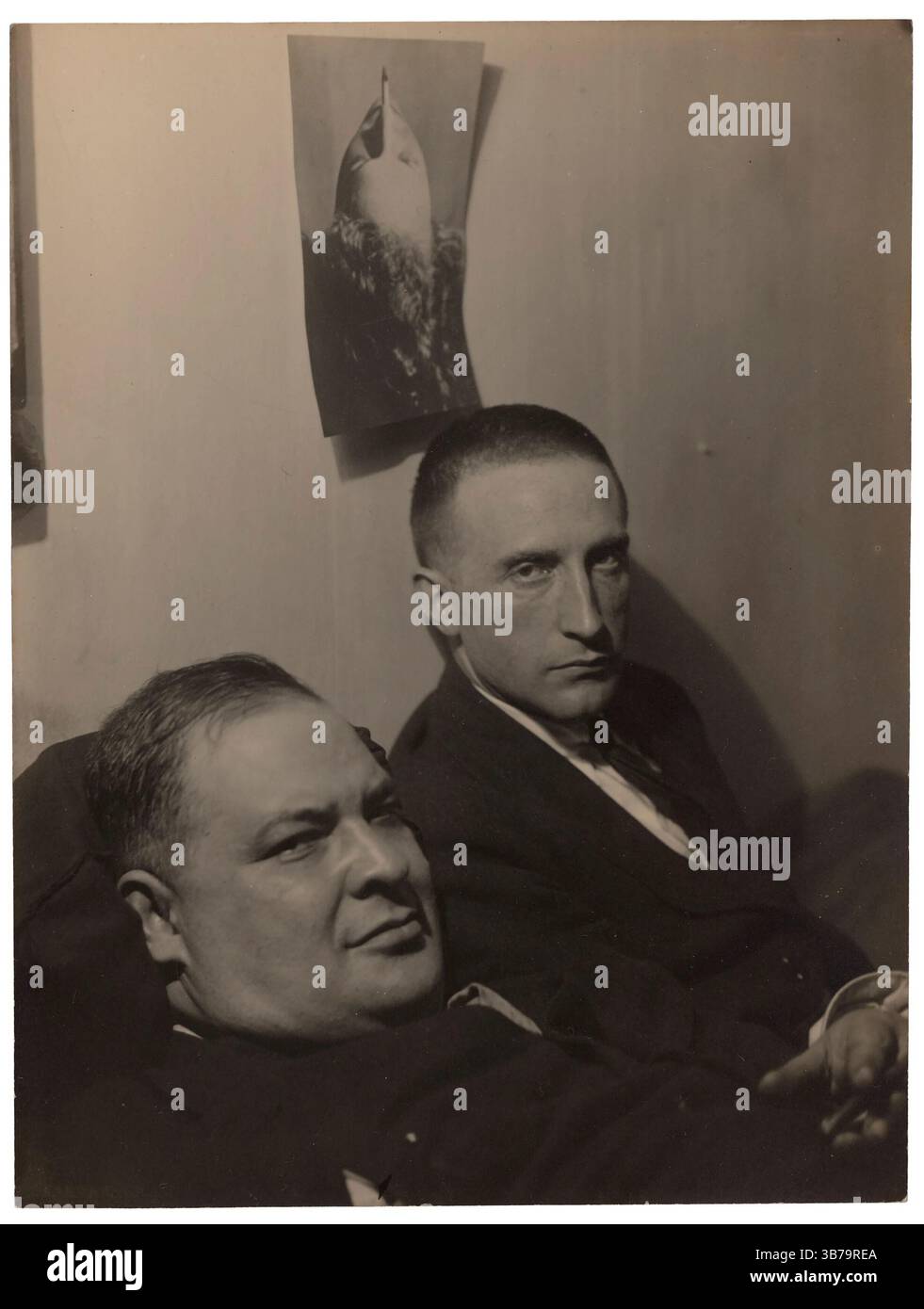 Three Heads (Joseph Stella and Marcel Duchamp). Museum: © Man Ray Trust ...