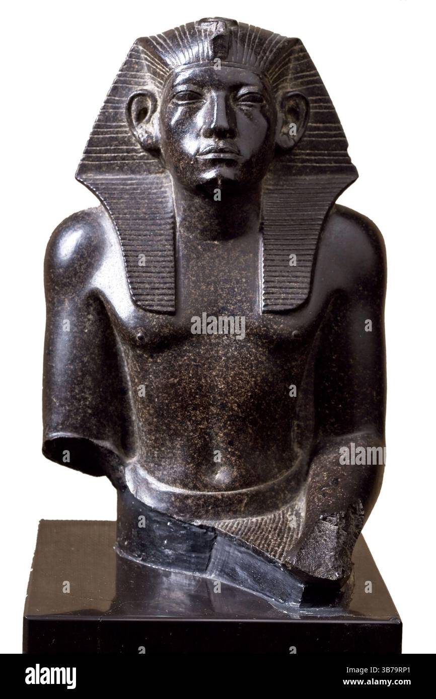 Statue of the Pharaoh Amenemhat III. Museum: State A. Pushkin Museum of ...