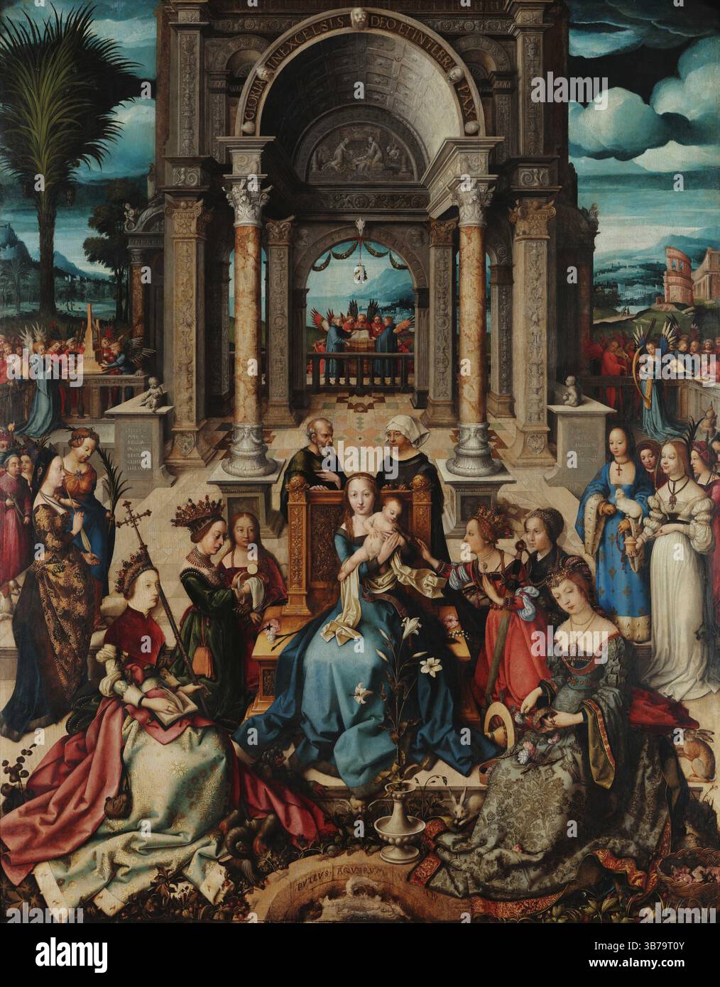The Virgin and Child with Saints. Museum: Museu Nacional de Arte Antiga ...