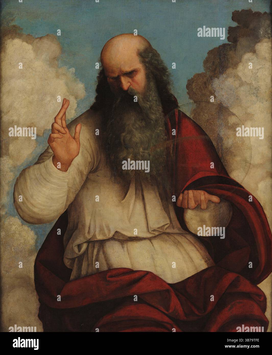 God the Father. Museum: Museo de Arte de Ponce. Author: Ludovico Mazzolino Stock Photo - Alamy