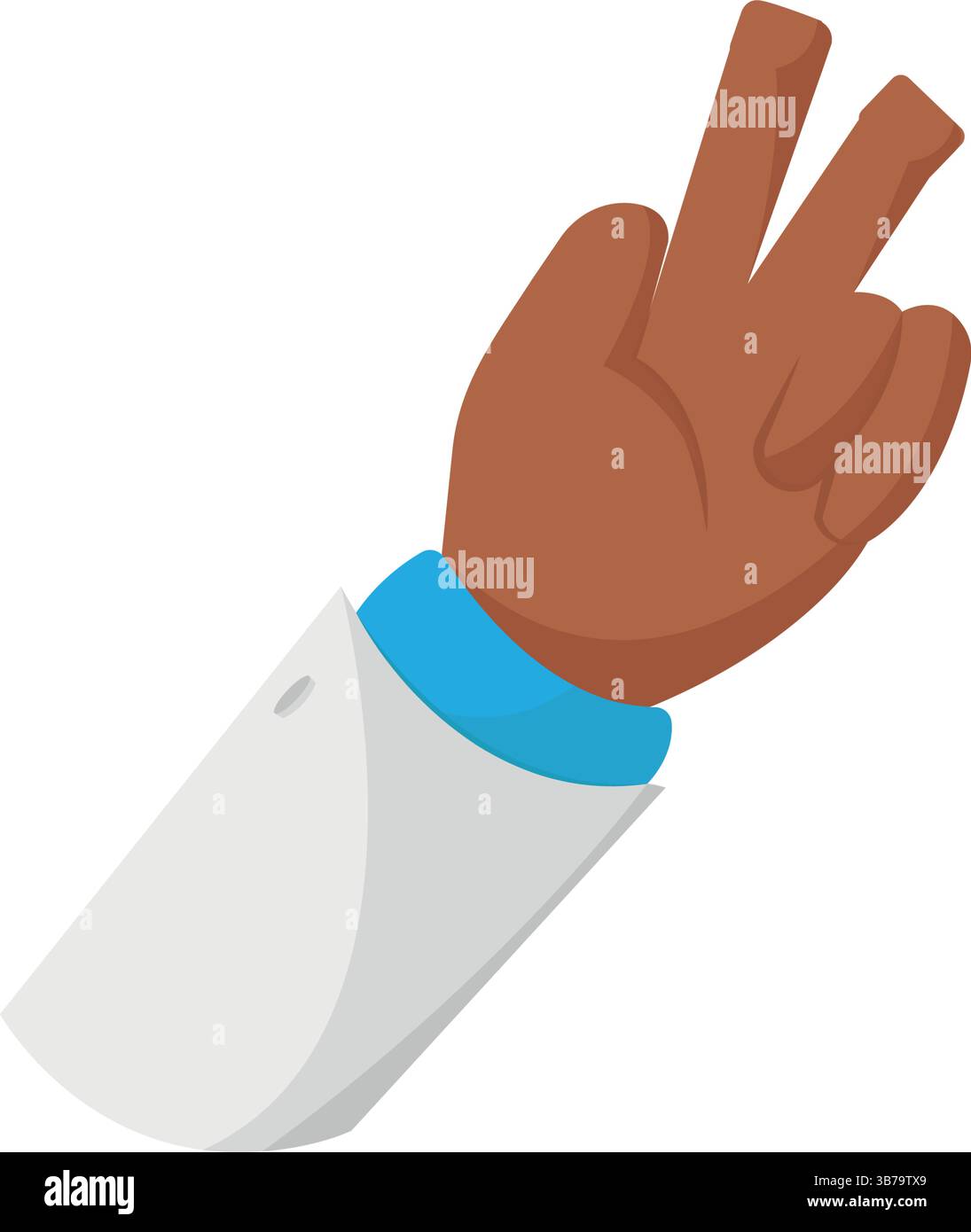 Peace hand sign. Vector illustration Stock Vector Image & Art - Alamy