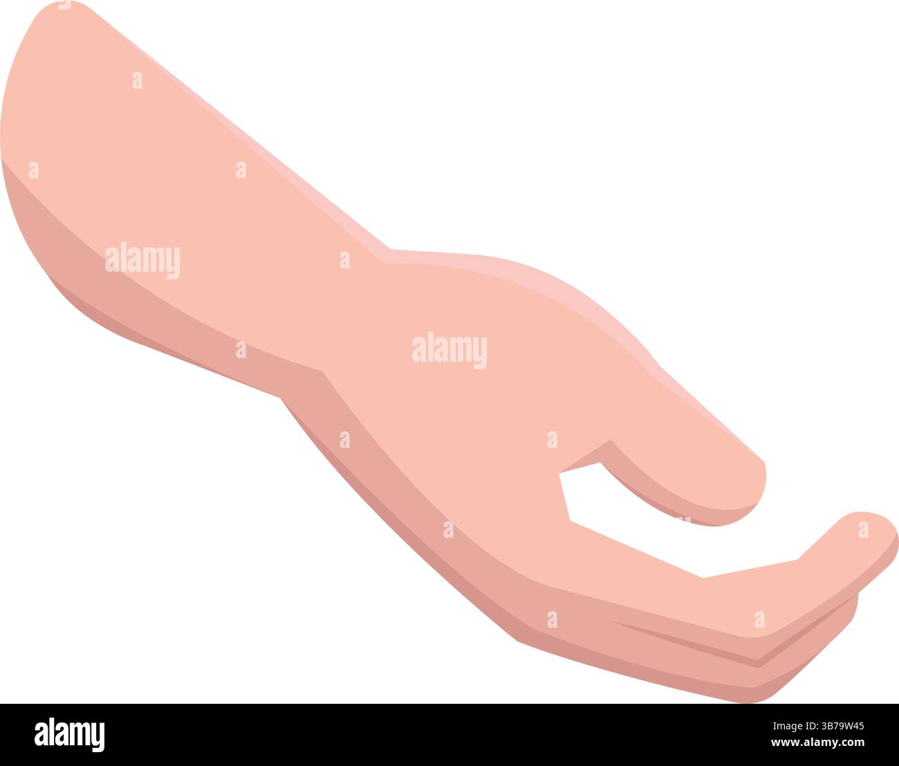 Open human hand. Vector illustration Stock Vector Image & Art - Alamy