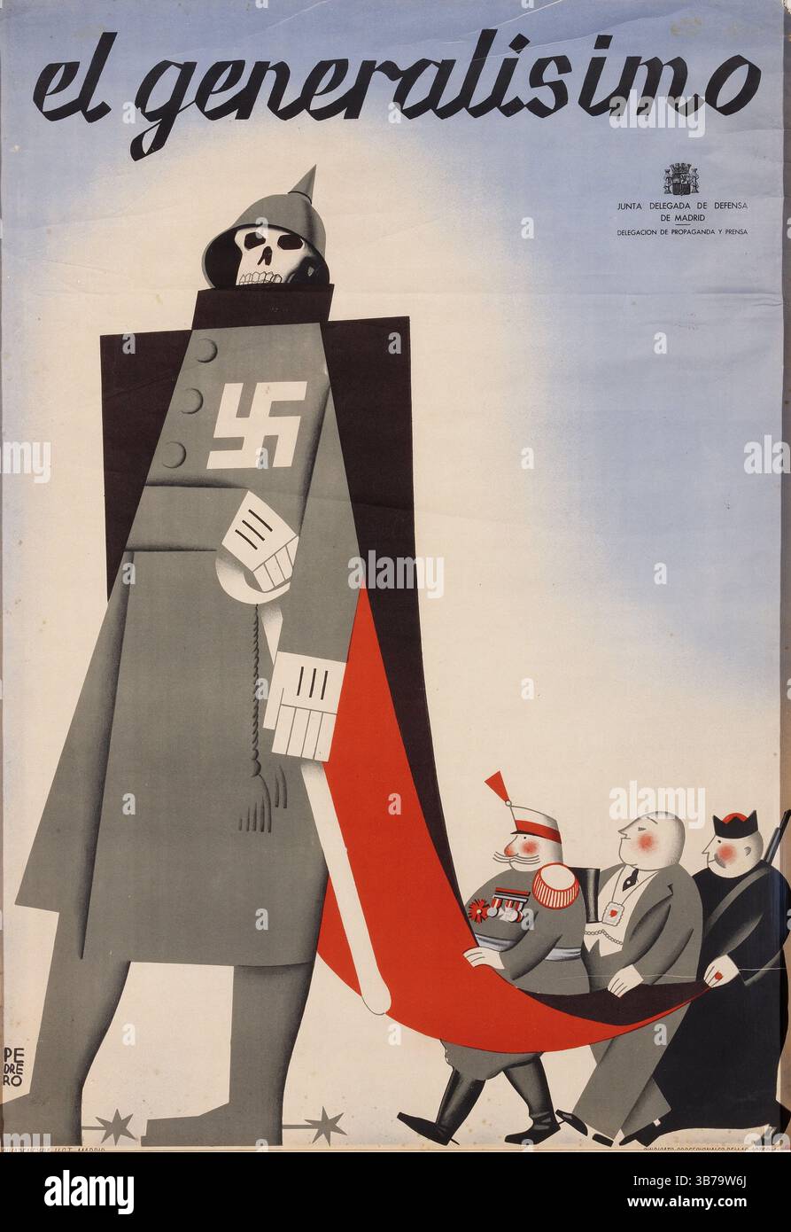 El Generalisimo. Museum: PRIVATE COLLECTION. Author: PEDRERO Stock ...