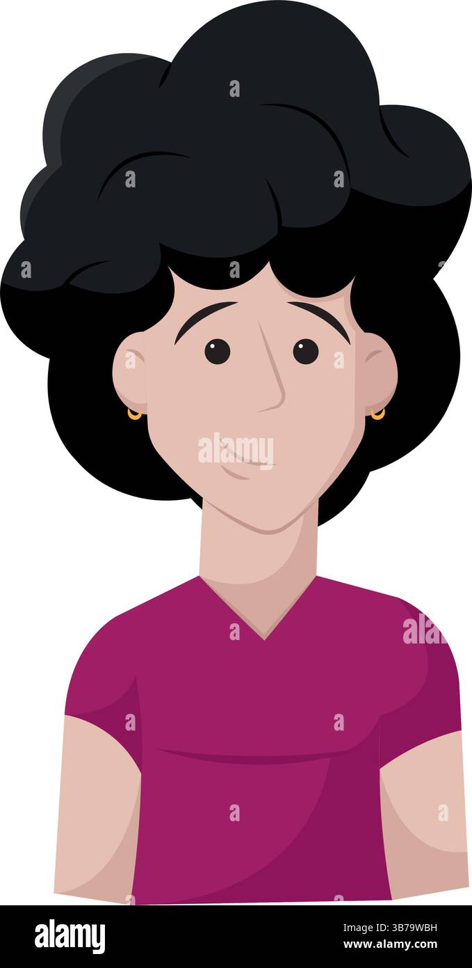 Black woman confident expression Stock Vector Images - Alamy