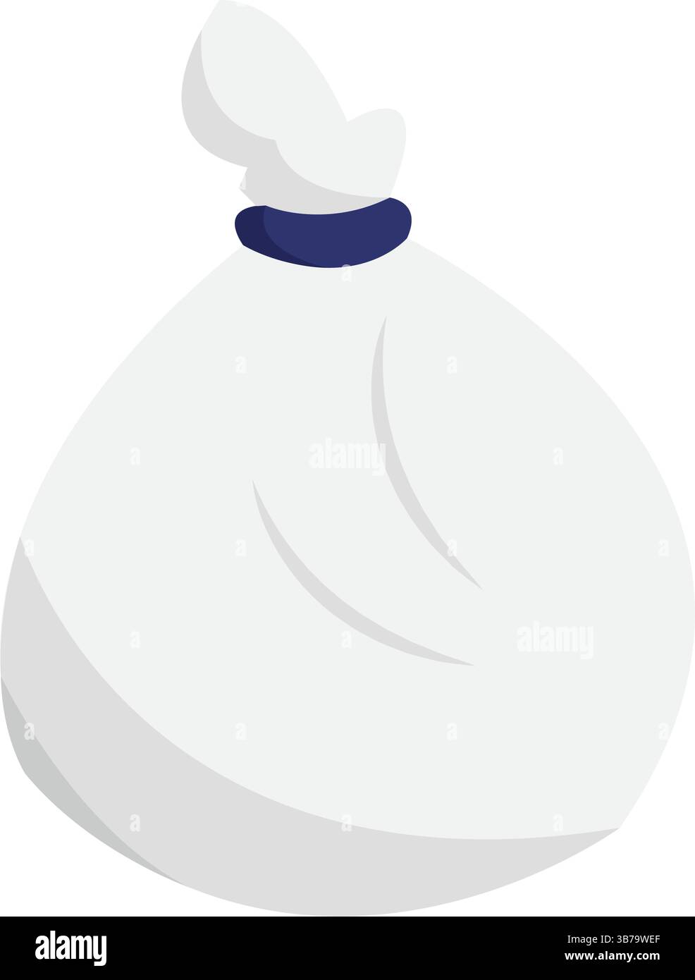 White trash bag. Vector illustration Stock Vector Image & Art - Alamy