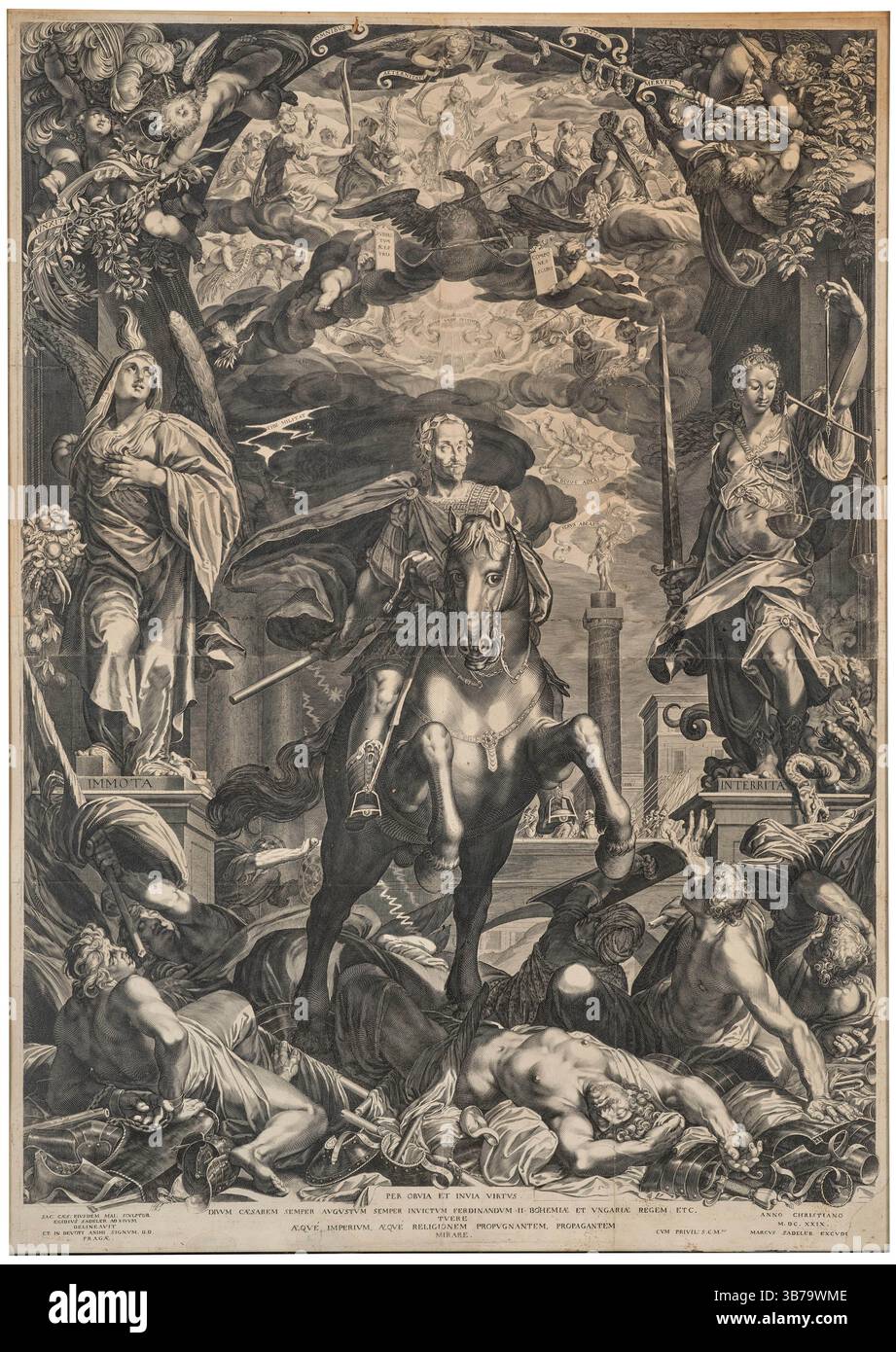 The Apotheosis of Emperor Ferdinand II of Austria. Museum: PRIVATE ...