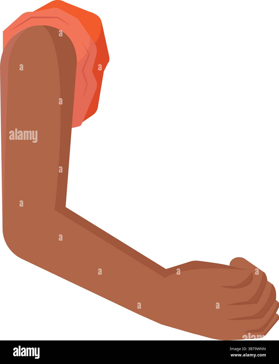 Upper arm vector vectors hi-res stock photography and images - Alamy