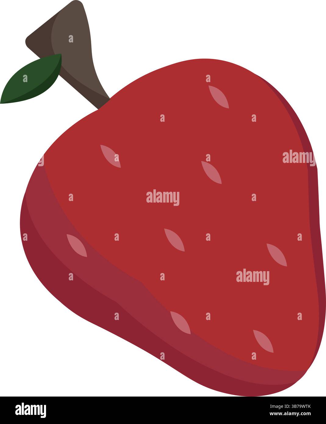 Cartoon red berry. Vector illustration Stock Vector Image & Art - Alamy