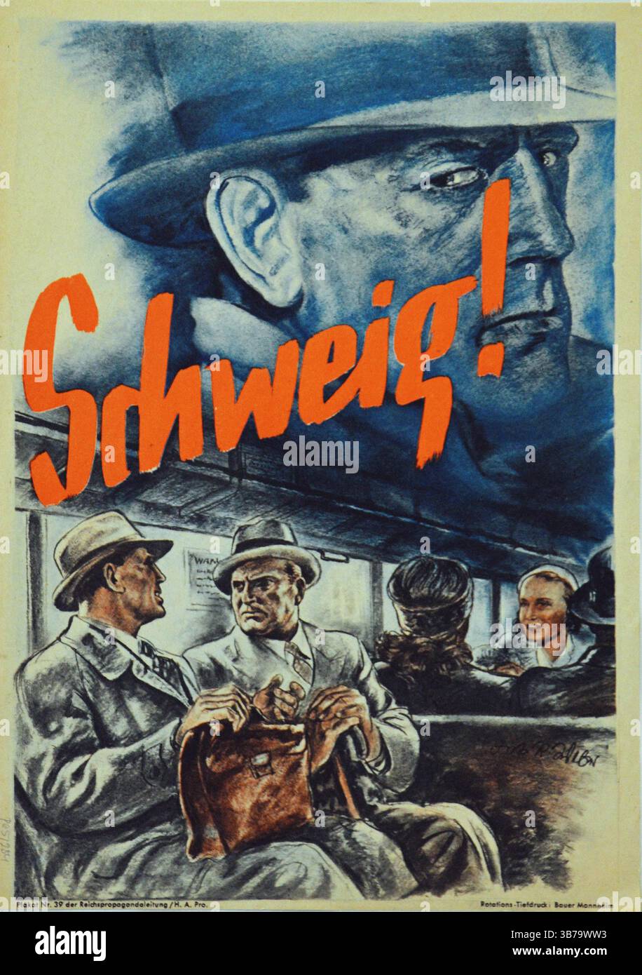 Shut up!. Museum: PRIVATE COLLECTION. Author: Fritz Weber Stock Photo ...