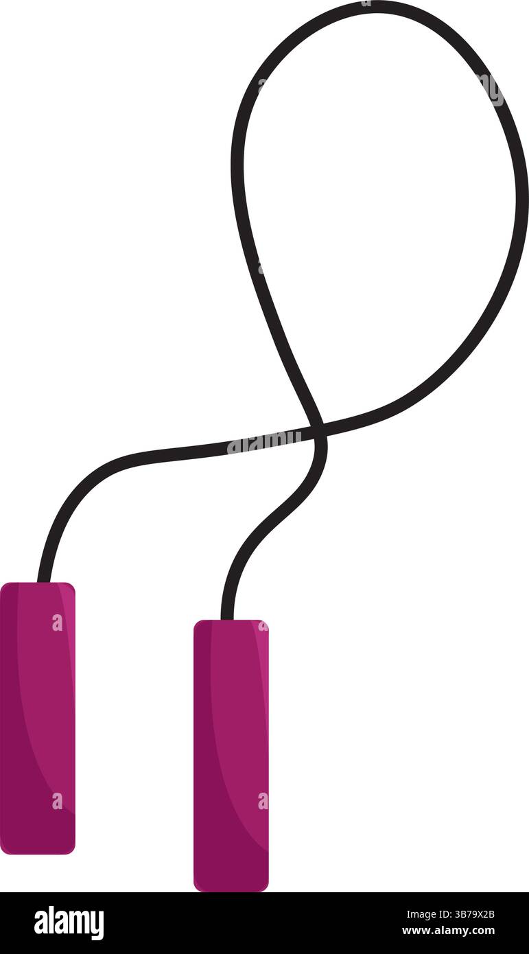 Fitness jump rope. Vector illustration Stock Vector Image & Art - Alamy