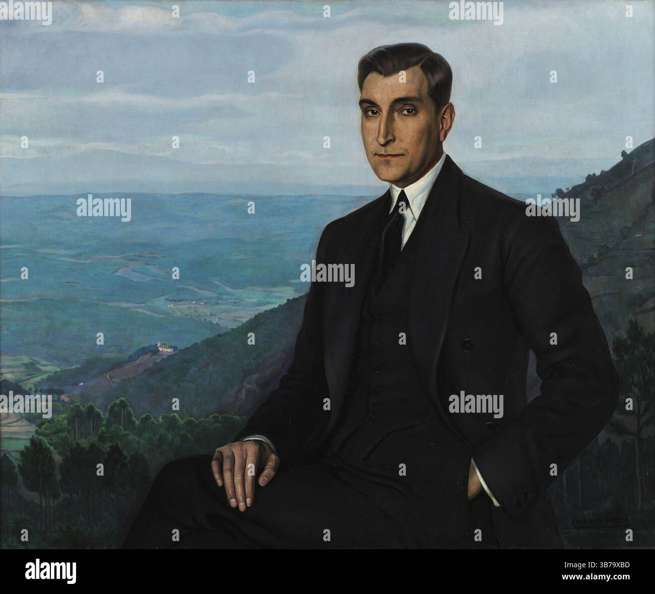 Portrait of António de Oliveira Salazar (1889-1970). Museum: Museu do ...