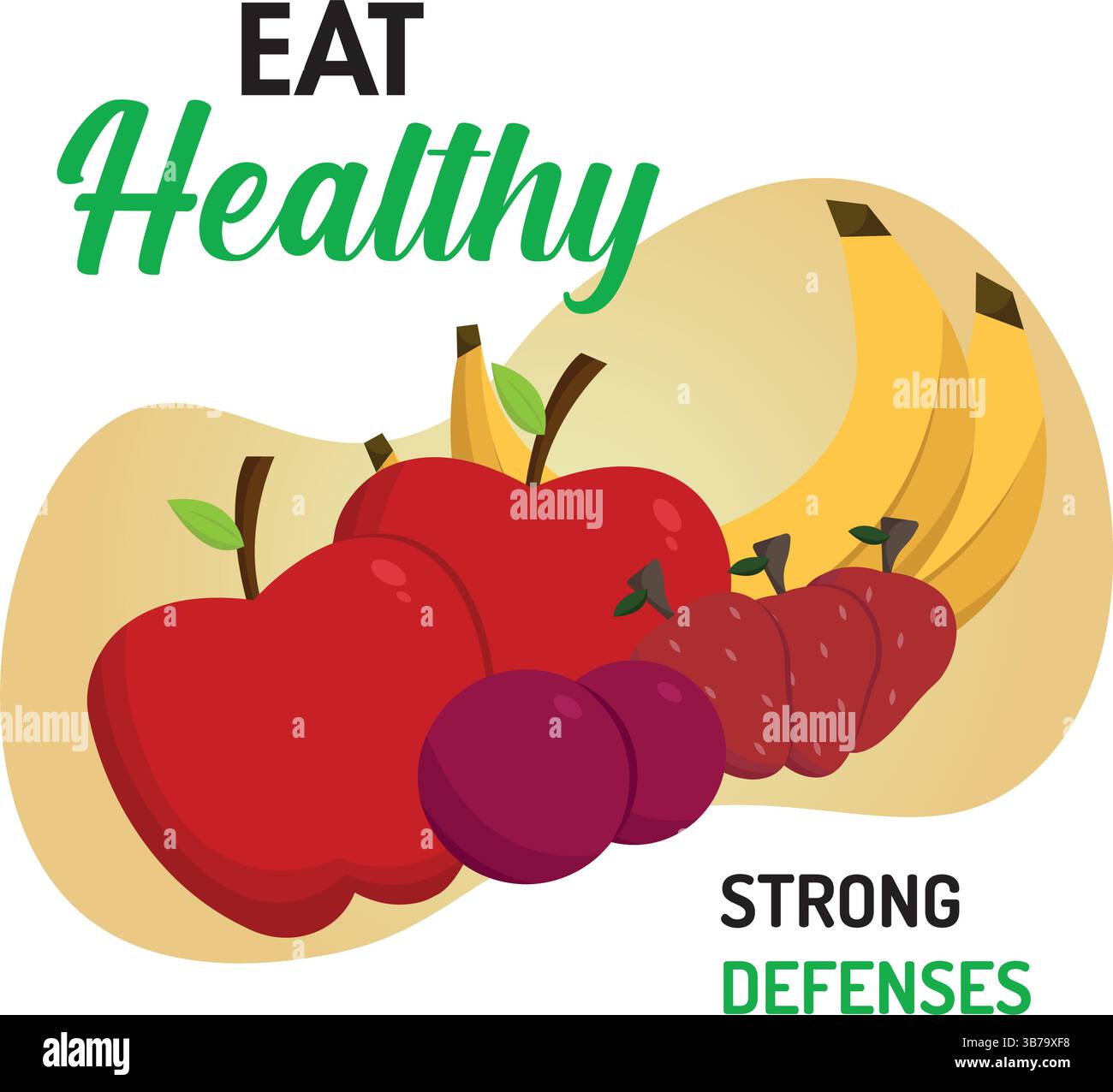 Fruits for healthy diet. Vector illustration Stock Vector Image & Art ...