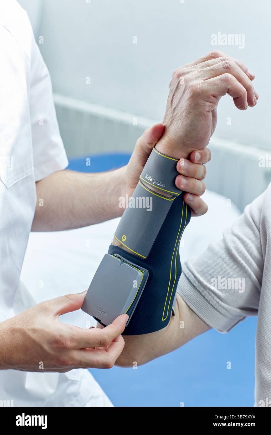 The rehabilitation device based on functional electrical stimulation ...
