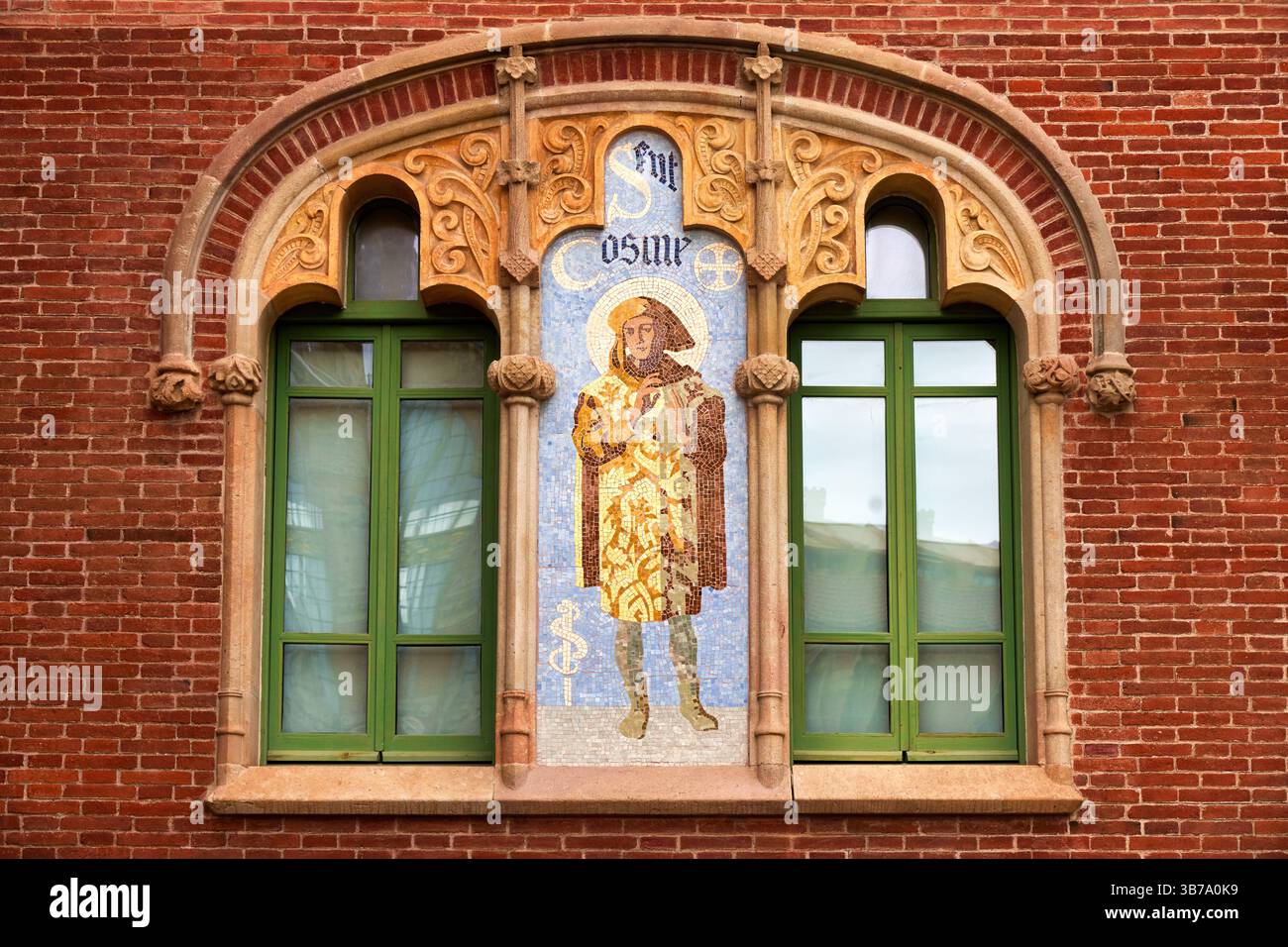 Recinto Modernista de Sant Pau, Art Nouveau, by Lluís Domènech i Montaner, Hospital de la Santa ...