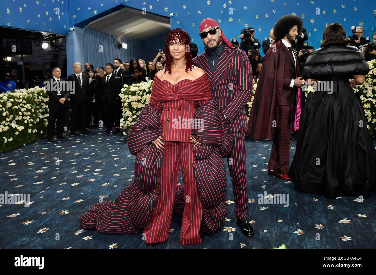 Alicia Keys, left, and Swizz Beatz attend The Metropolitan Museum of ...