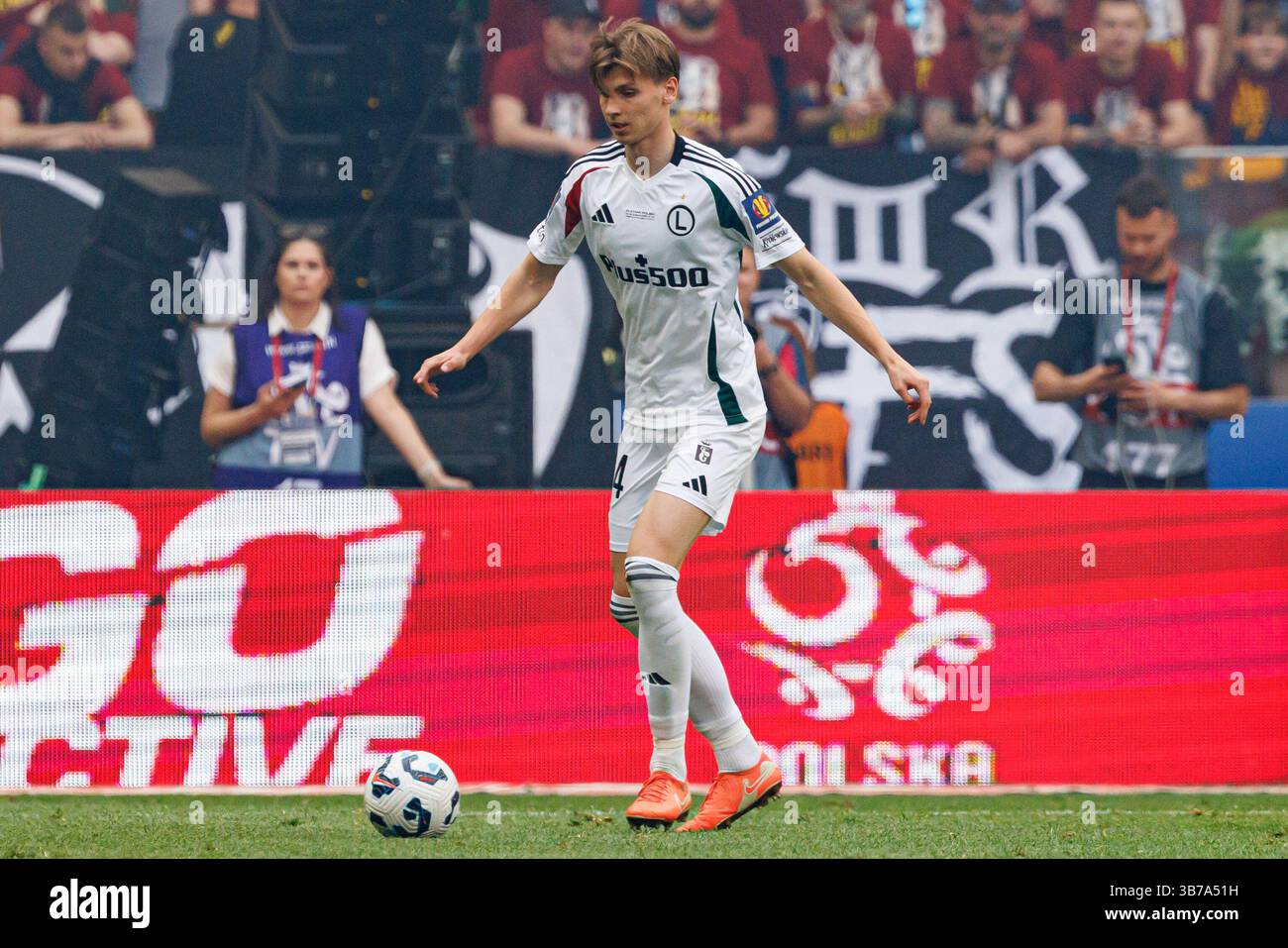 Jan Ziolkowski seen during Polish Cup 2025 final between teams of Legia ...