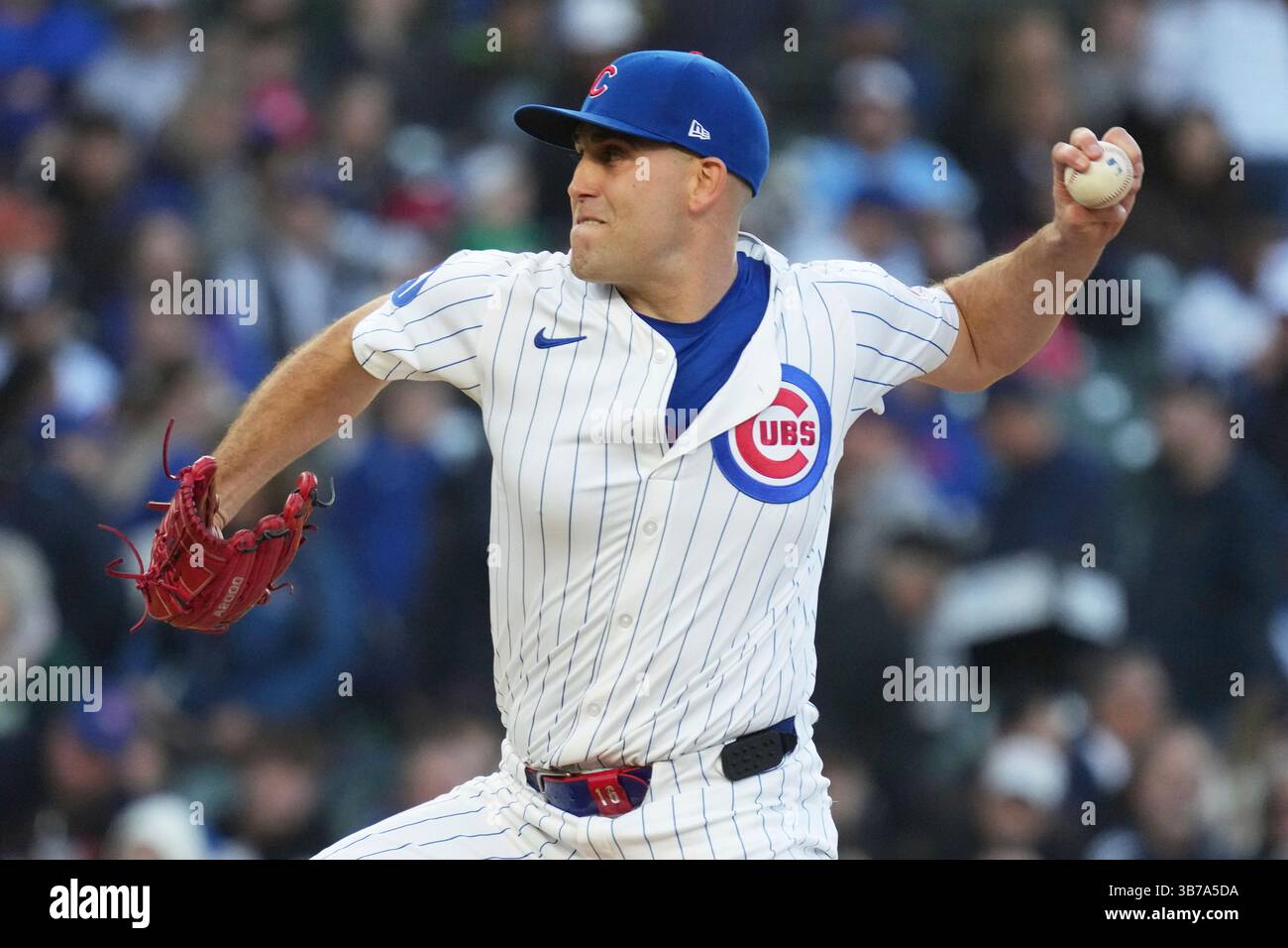 Chicago Cubs starting pitcher Matthew Boyd throws against the San ...