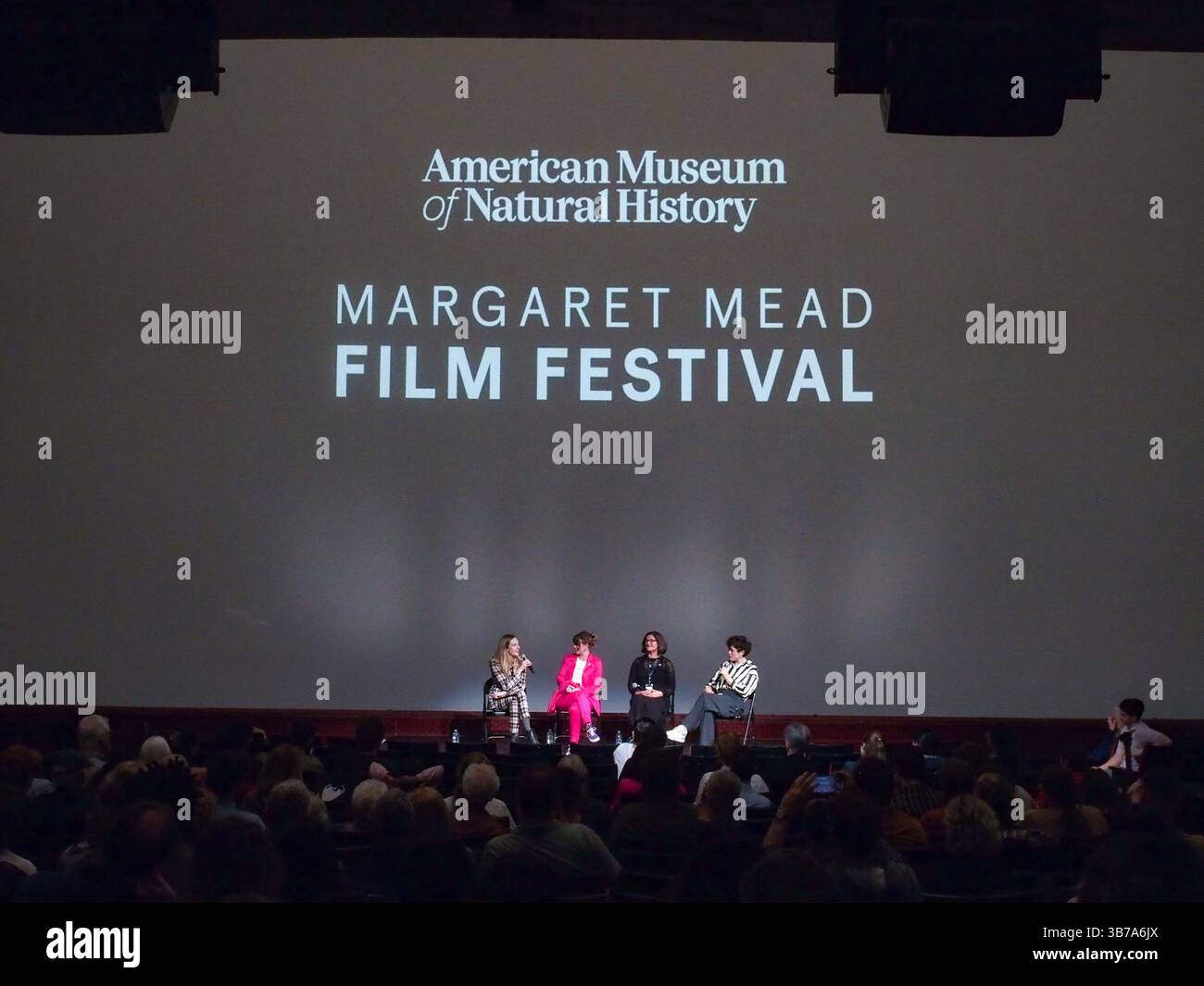 New York, New York, USA. 4th May, 2025. ELEANOR MORTIMER (pink ...